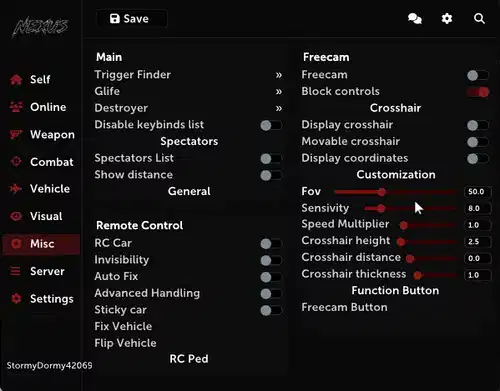 Nexus / Phaze Premium Lua Executor & Menu for FiveM - CheatVault