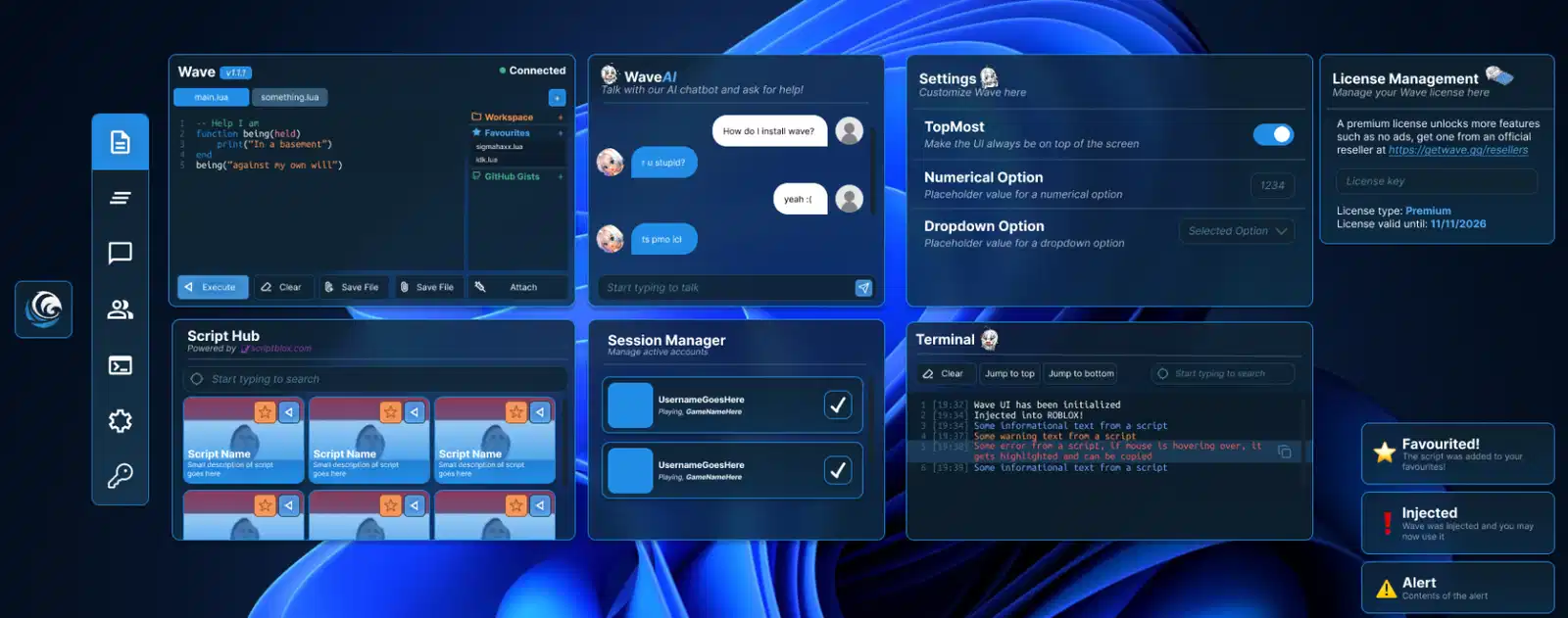 Wave Executor Powerful Exploits & Money Tools Roblox - CheatVault