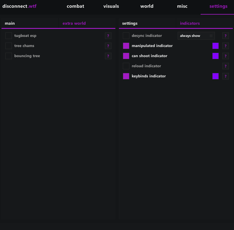 Buy Disconnect Internal Rust Cheat, Pslient, Chams, Desync Buy Disconnect Internal Rust Cheat, Pslient, Chams, Desync