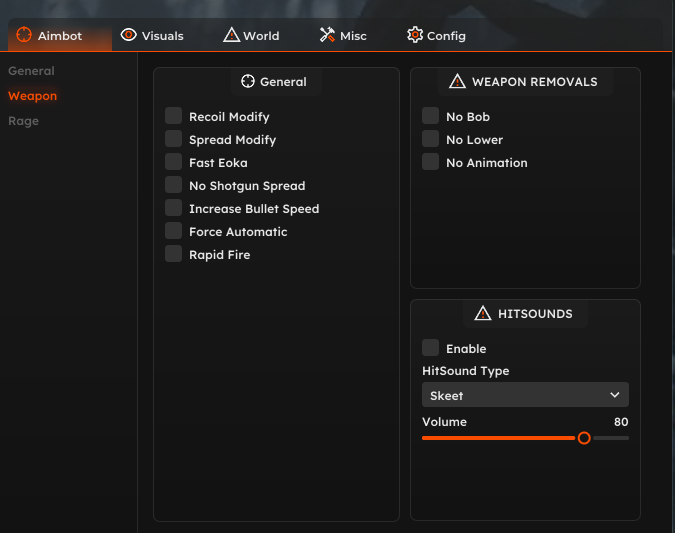 Buy Exodus Rust Cheat, Aimbot, ESP, Legit, Spoofer
