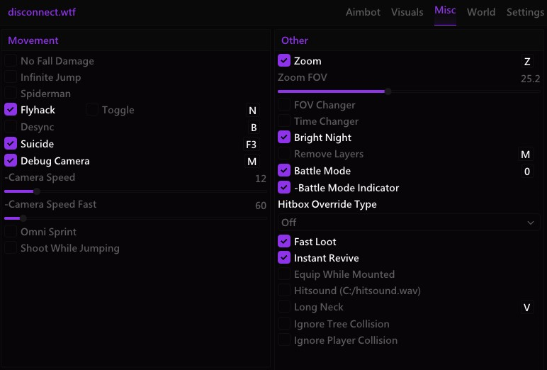 Disconnect External For Rust Pslient Chams Desync Cheatvault