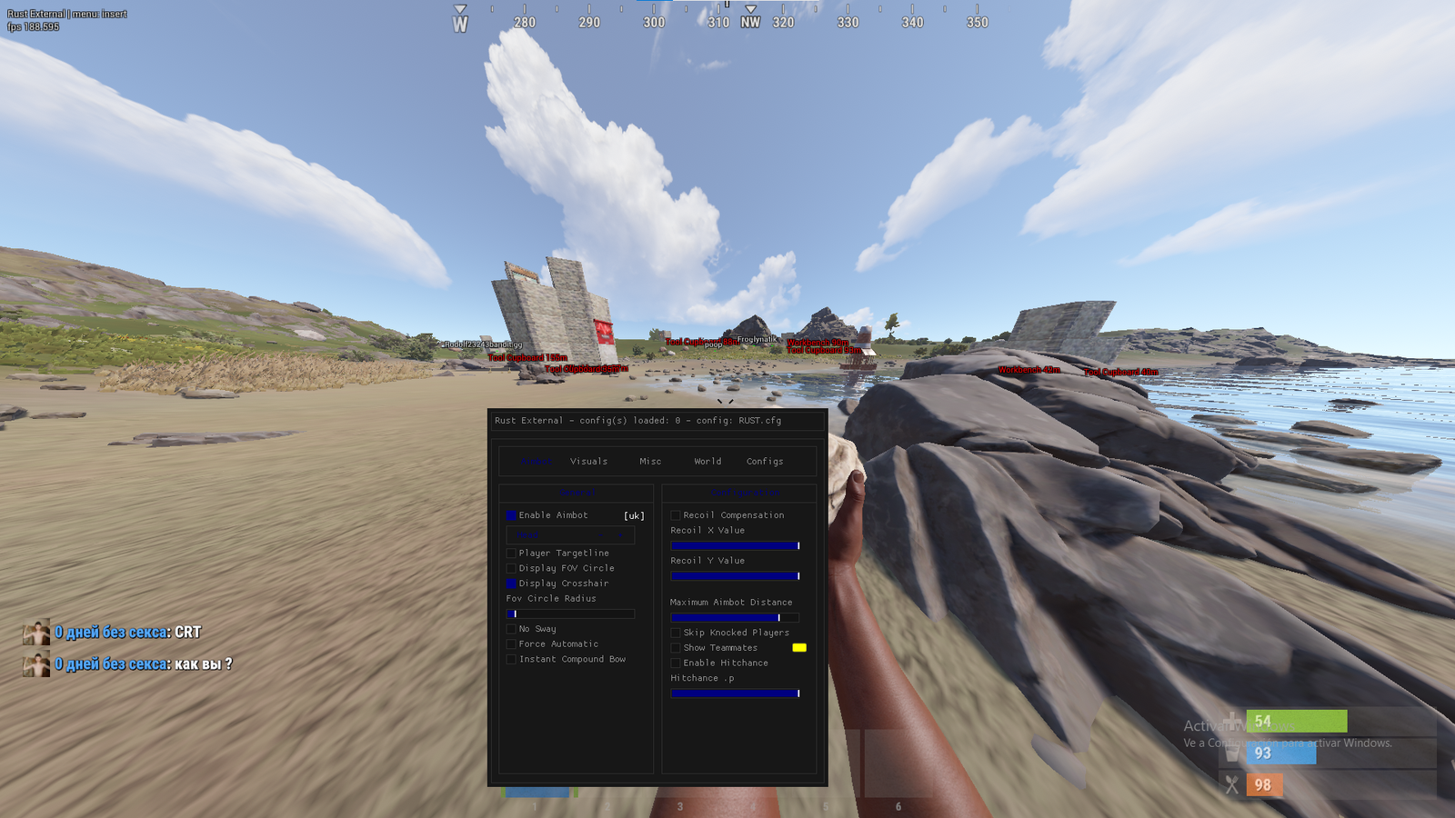 Buy Hades Cheat | Chams | Legit | Rust | CheatVault