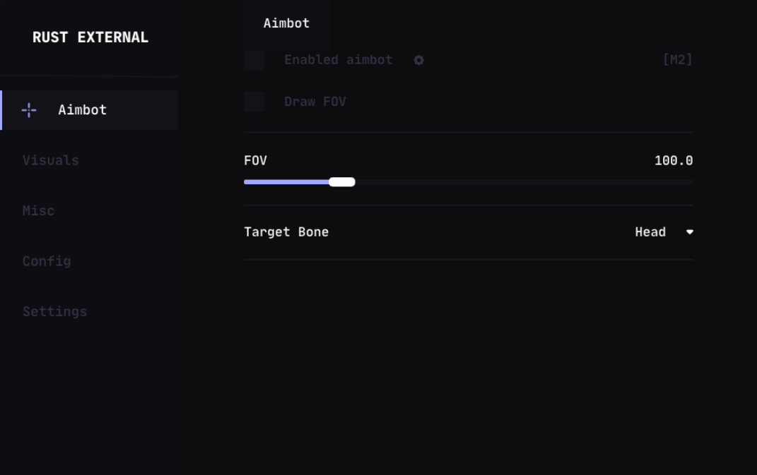 Mysterium External Aimbot & ESP for Rust – Fast Delivery