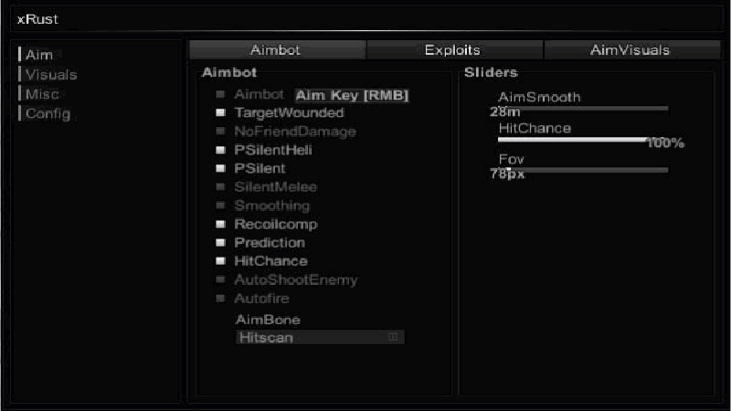 Buy Rust Cheats & Hacks: Aimbot, ESP, Wallhack, Chams