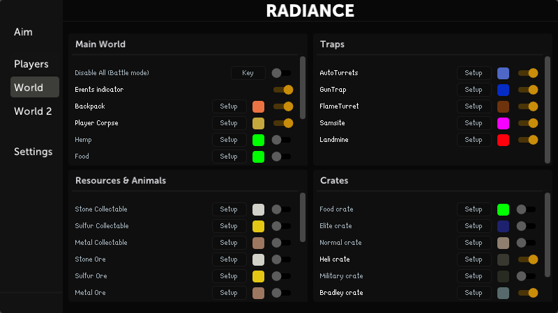 Radiance Rust External – pSilent, Aimbot & Chams - CheatVault