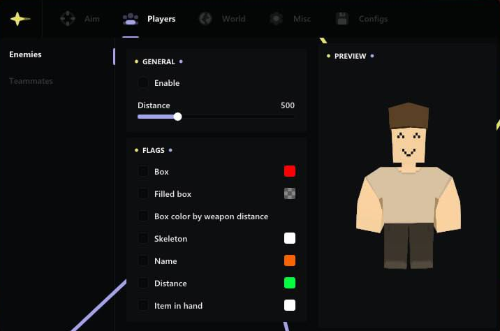 Buy Serenity Unturned Cheat, Aimbot, Wallhack 🔥