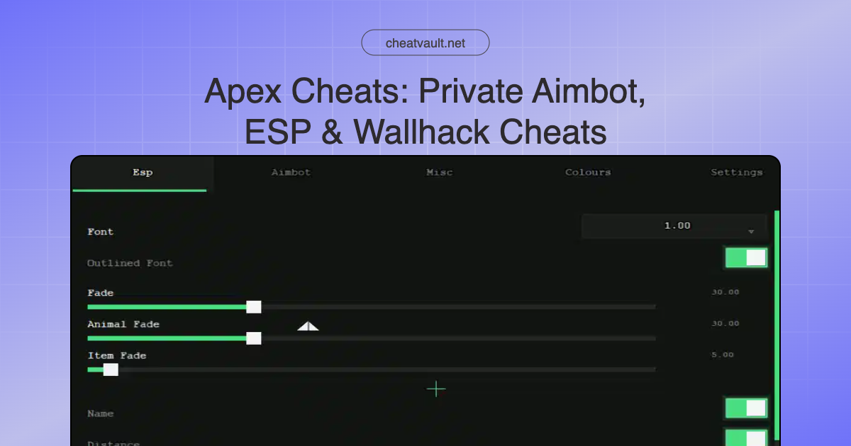 Apex Legends Cheats: Aimbot, ESP & Hacks | CheatVault